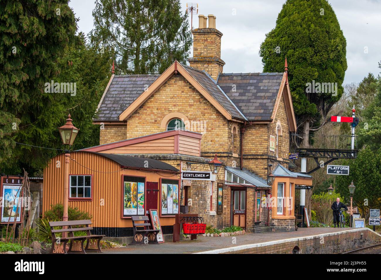 Hampton Loade, Shropshire, UK. April 9th 2022. Hampton Loade Station on ...
