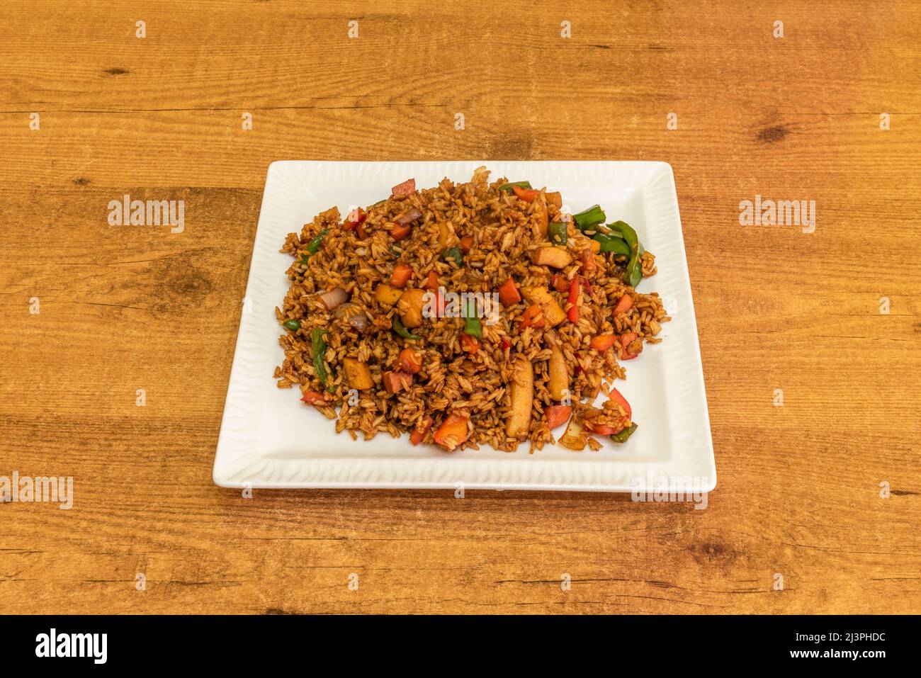 Arroz chaufa, or arroz de chaufa, is a fried rice-based dish consumed ...