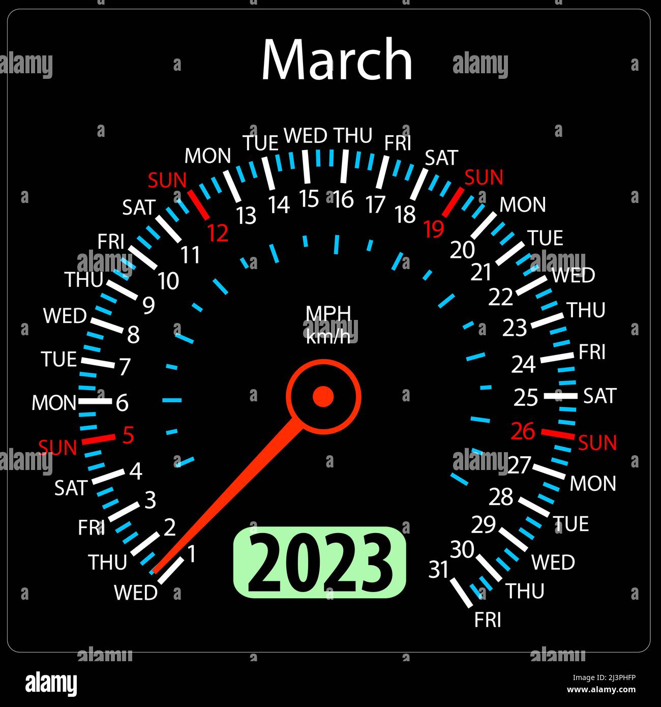 2023 in numbers Stock Vector Images - Alamy