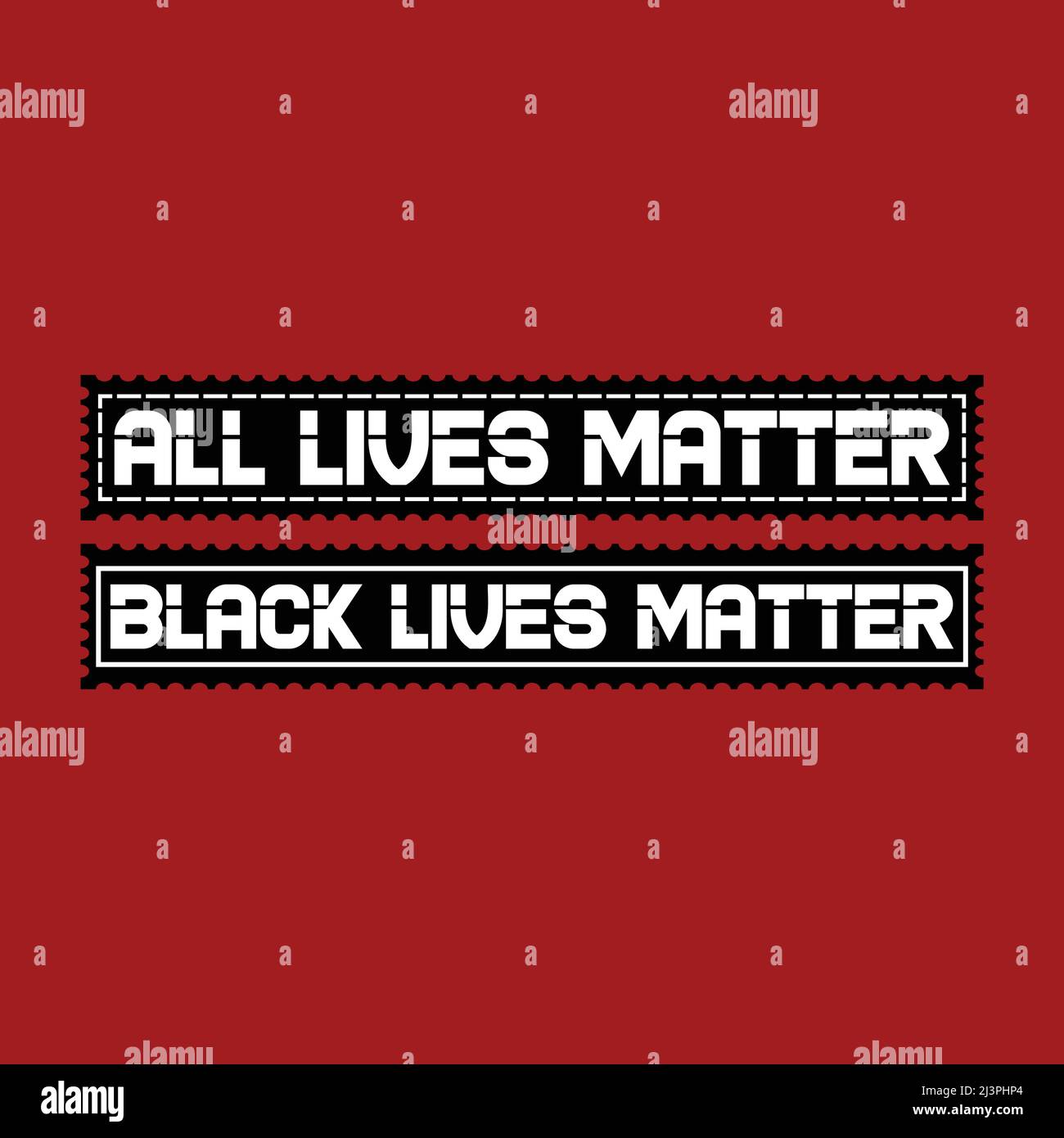 Black Lives Matter. Protest Banner about Human Right of Black People in ...