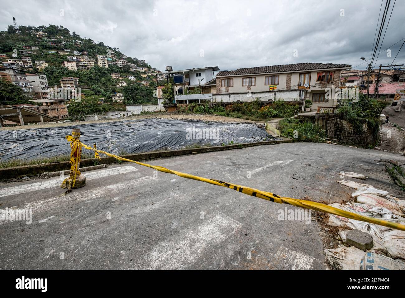 Zaruma, city destroyed by illegal mining, Ecuador Stock Photo - Alamy