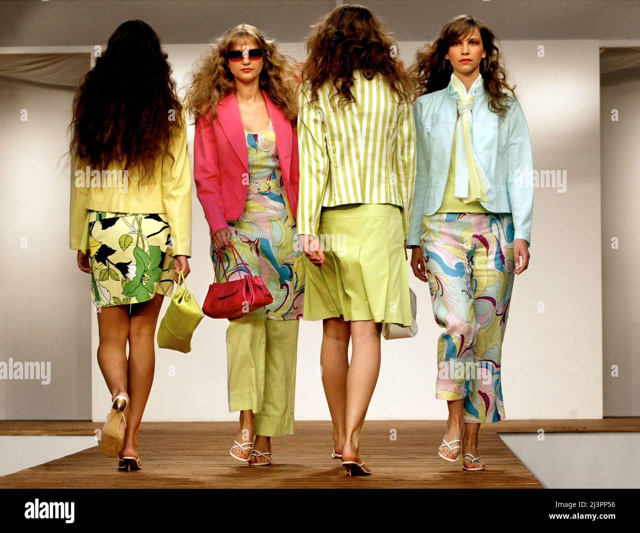 Models on the catwalk during the Stockholm fashion show Stock Photo - Alamy