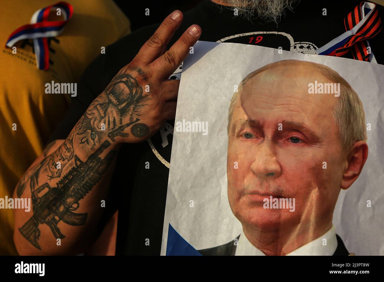 Beirut, Lebanon. 09th Apr, 2022. A Lebanese national who·s married to a ...