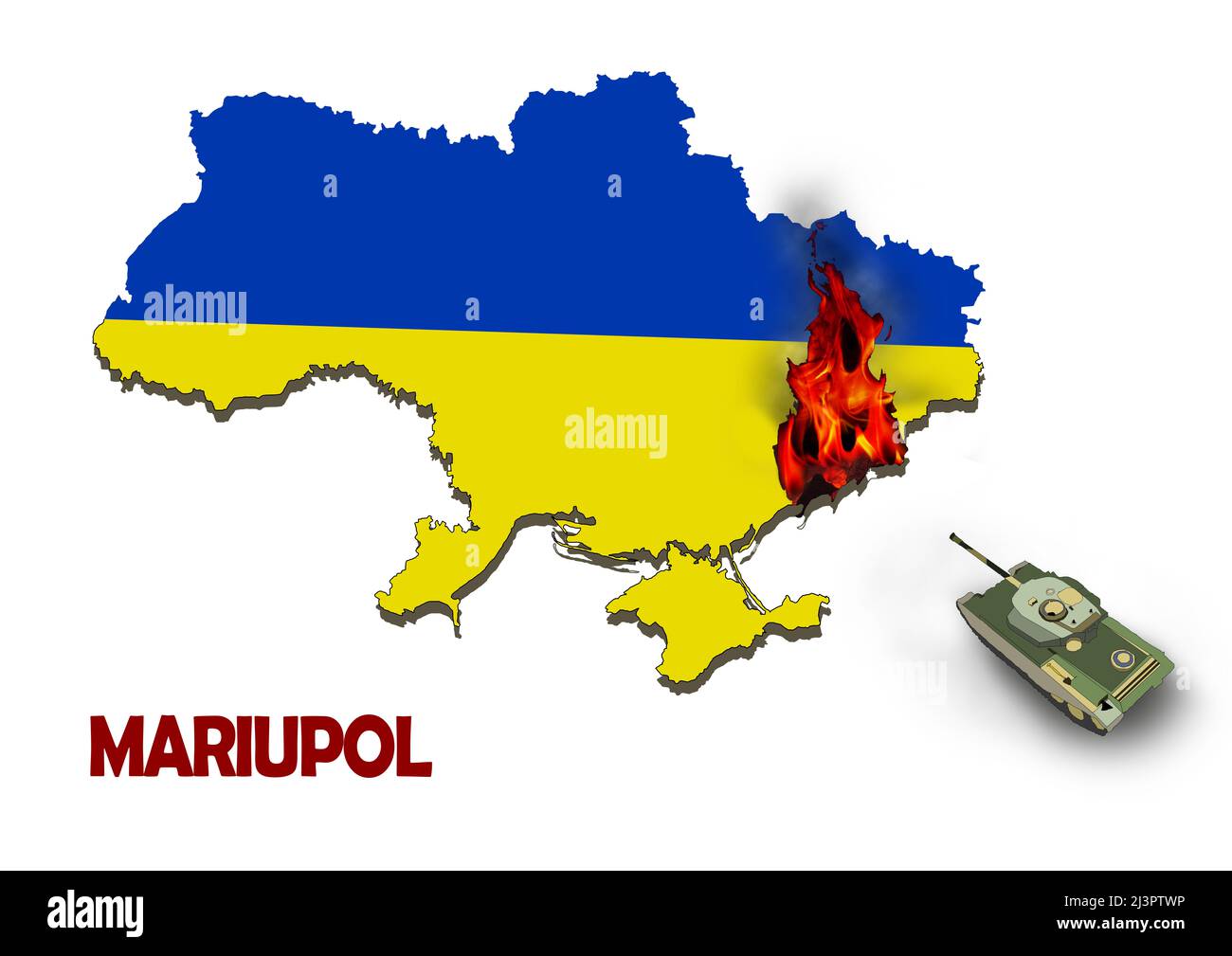Mariupol map hi-res stock photography and images - Alamy