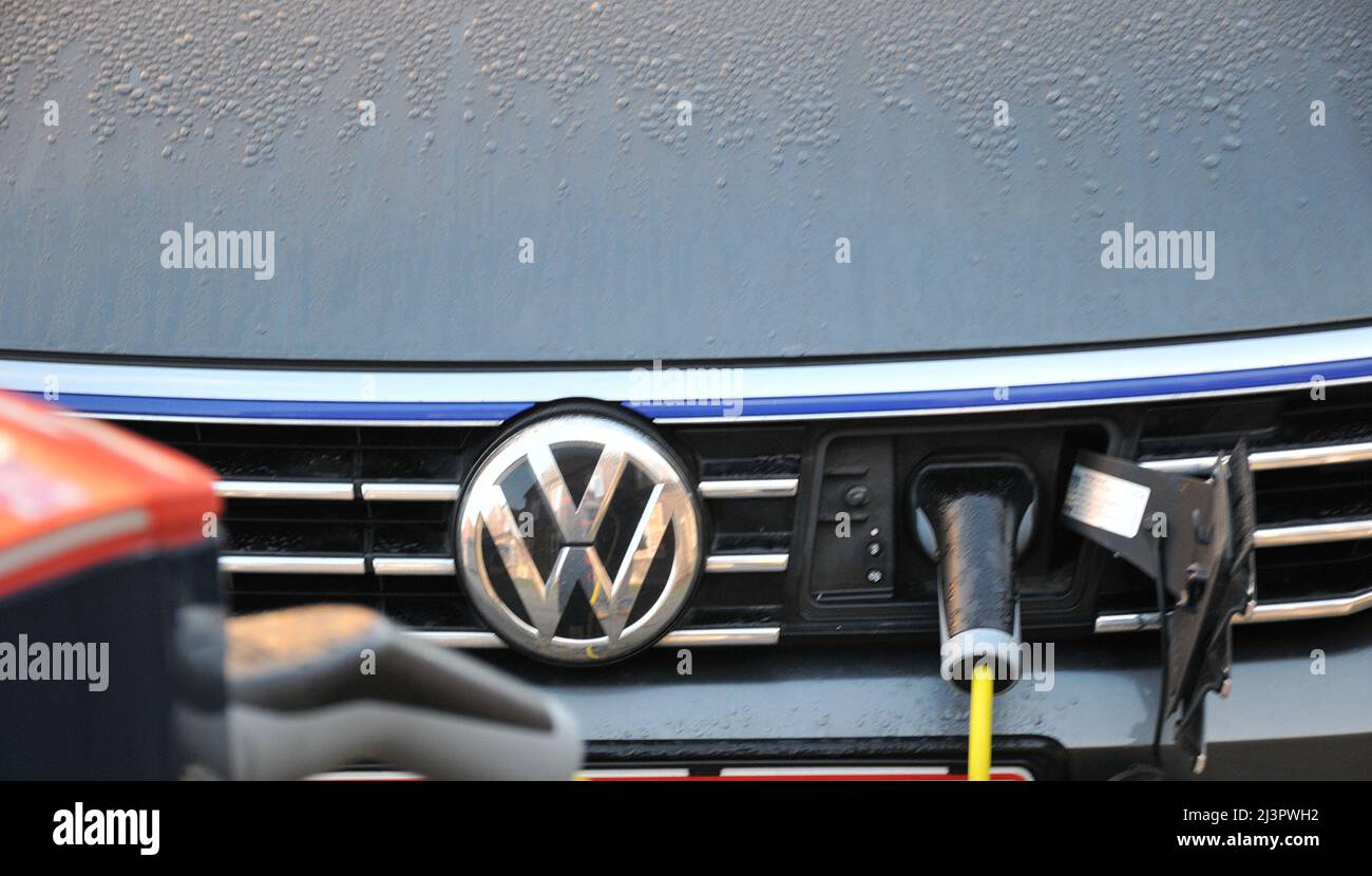 Copenhagen /Denmark/ 25January 2020 / Made in Germany VW Volks wagen ...