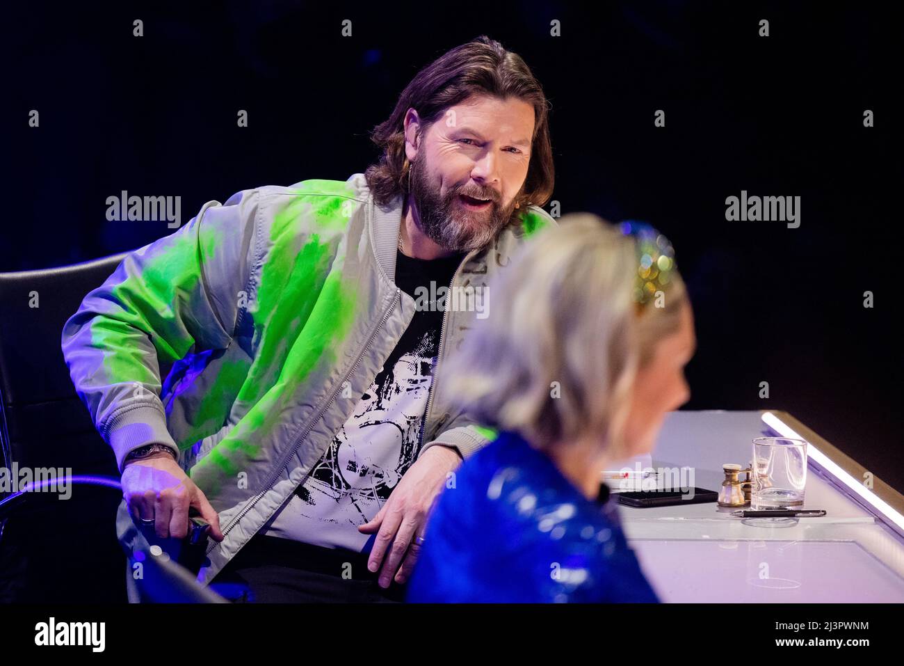 Cologne, Germany. 09th Apr, 2022. Rea Garvey and Ruth Moschner from the ...