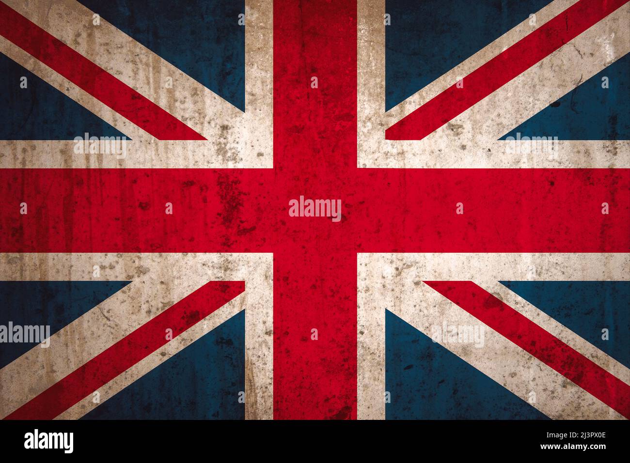 Vintage old flag england hi-res stock photography and images - Alamy