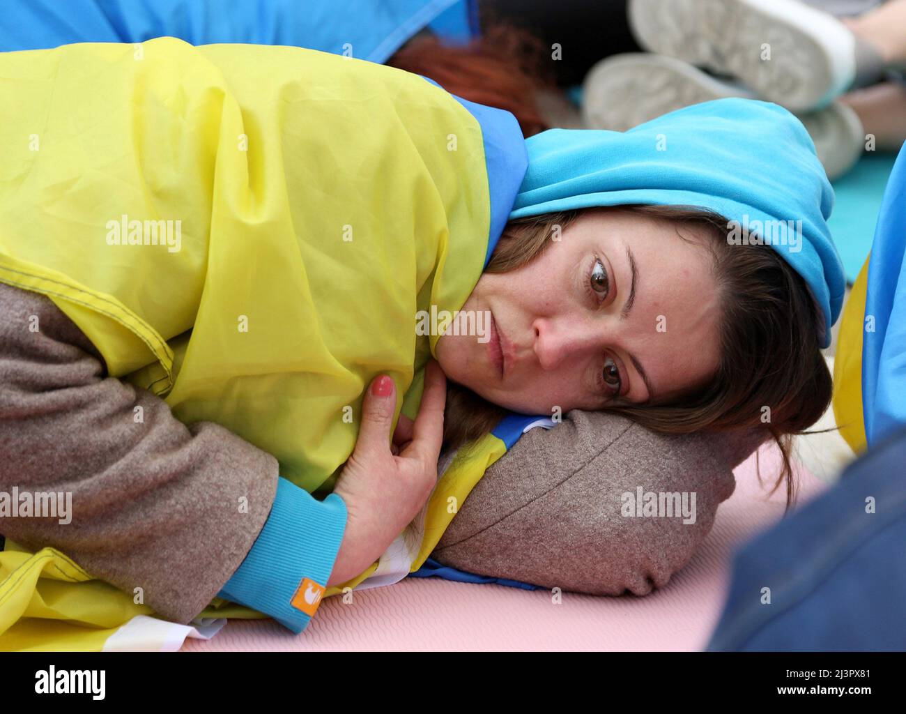 Bucha protest 2022 hi-res stock photography and images - Alamy