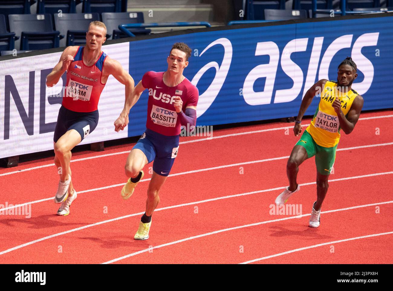 Patrik Šorm, Trevor Bassitt and Christopher Taylor competing in the ...