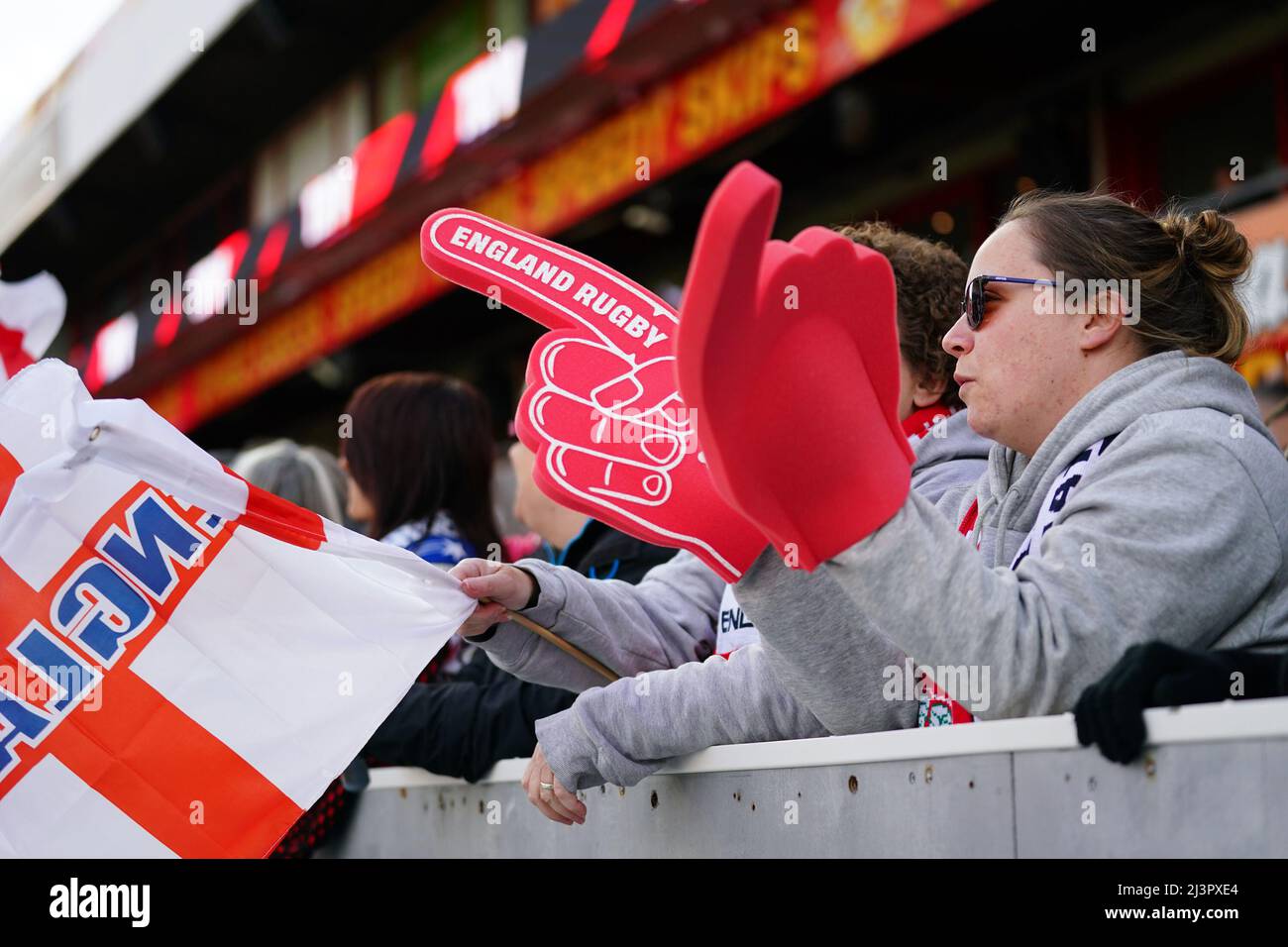 England women rugby league team hi-res stock photography and images - Alamy