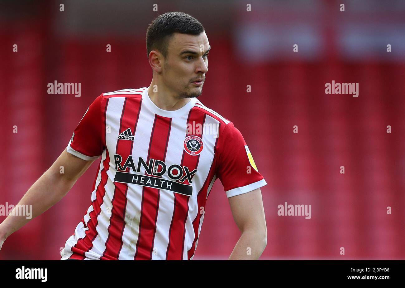 Sheffield, England, 9th April 2022. Filip Uremovic of Sheffield Utd ...