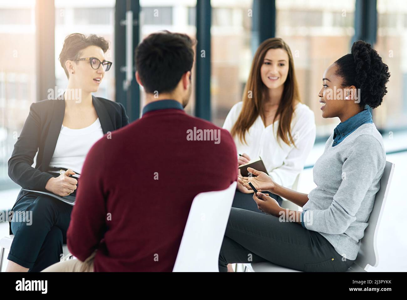 One thing theyre certain of is success. Cropped shot of a group of ...