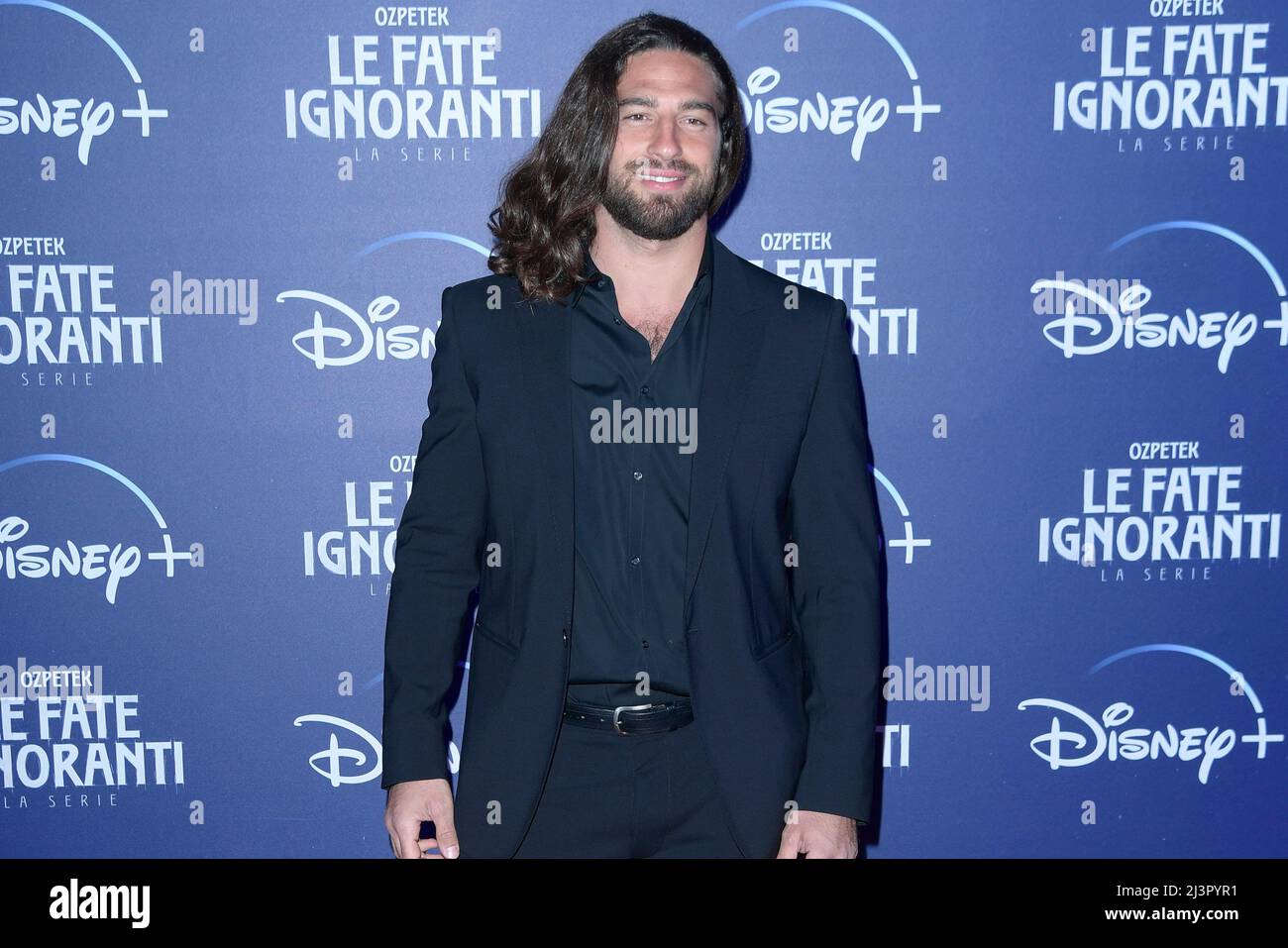 Rome, Italy. 08th Apr, 2022. Alvise Rigo attends the red carpet of the ...