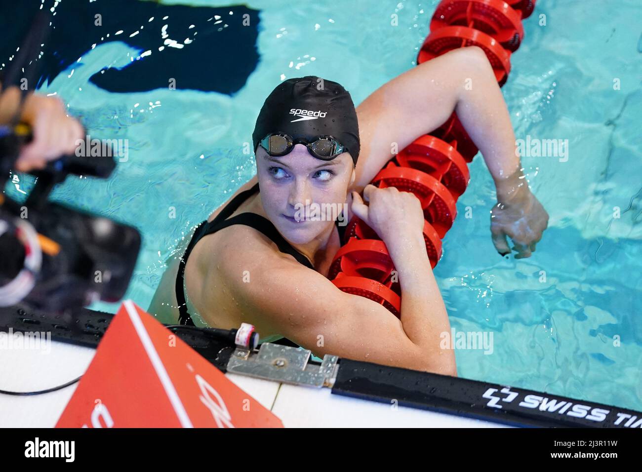 Loughborough NC's Abbie Wood in action during the Women's Open 200m IM ...