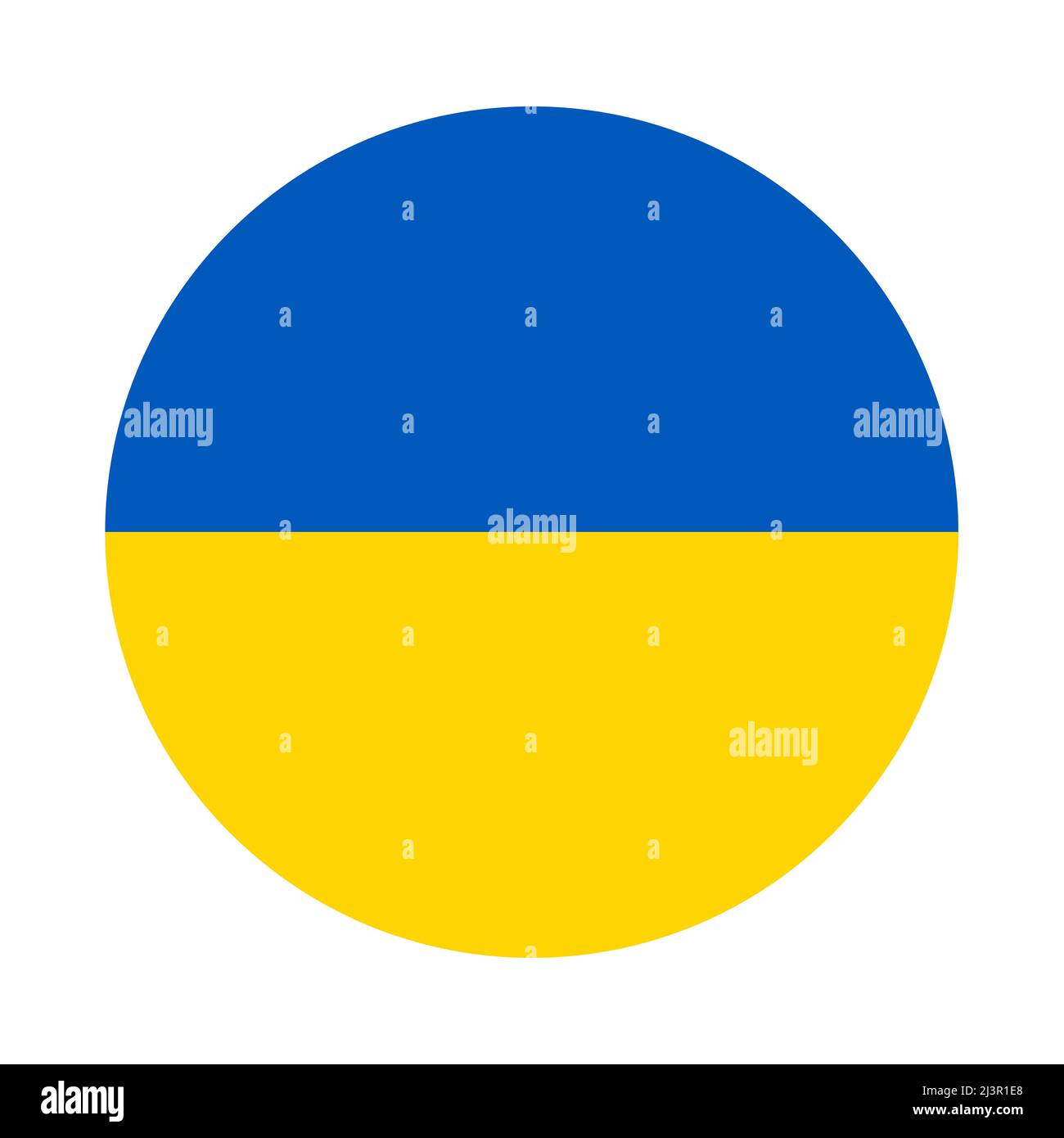 Ukrainian flag symbol icon Stock Photo - Alamy