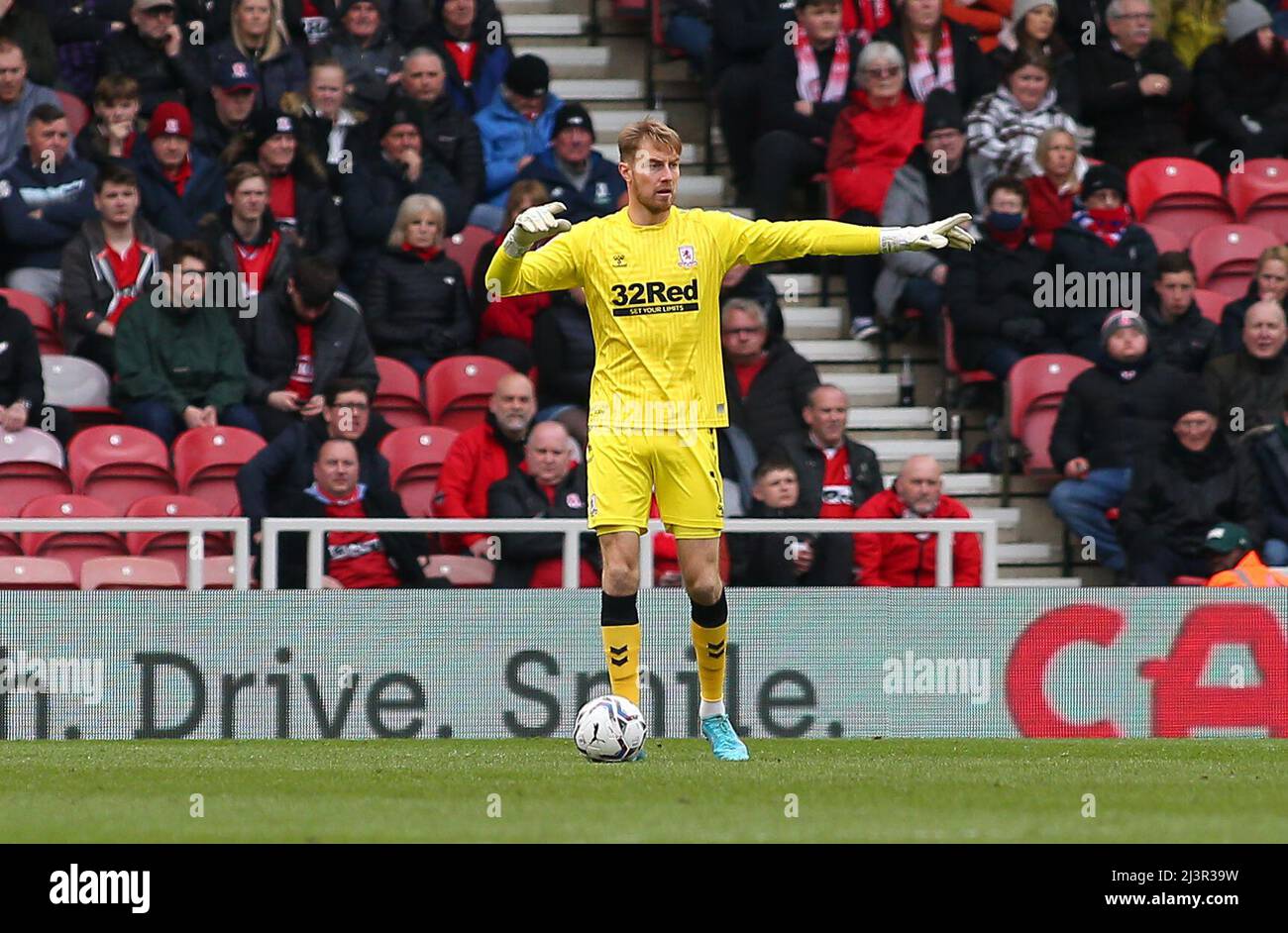 Middlesbrough goalkeeper joe lumley hi-res stock photography and images ...