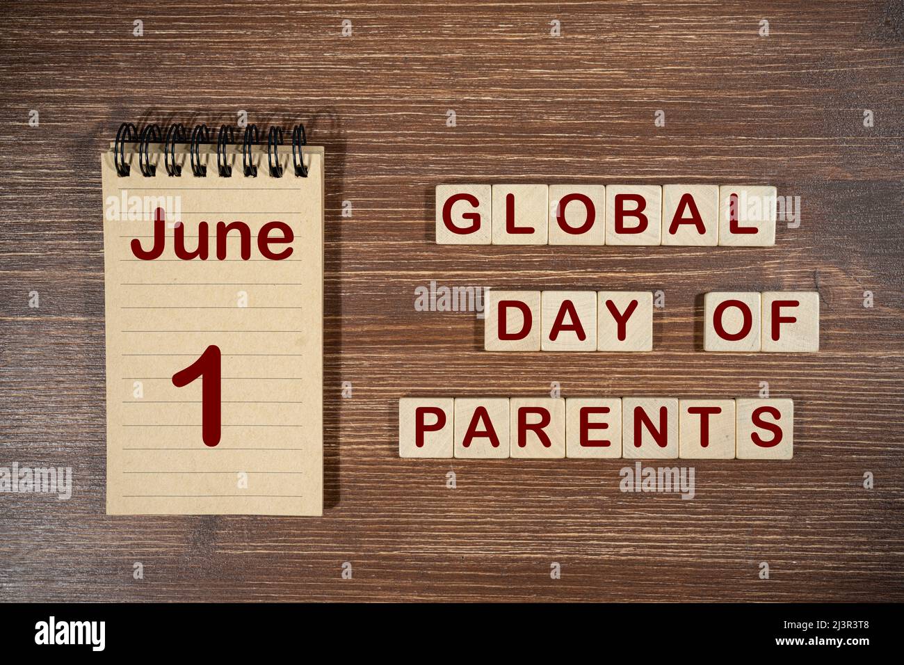 The celebration of the Global Day of Parents the June 1 Stock Photo - Alamy