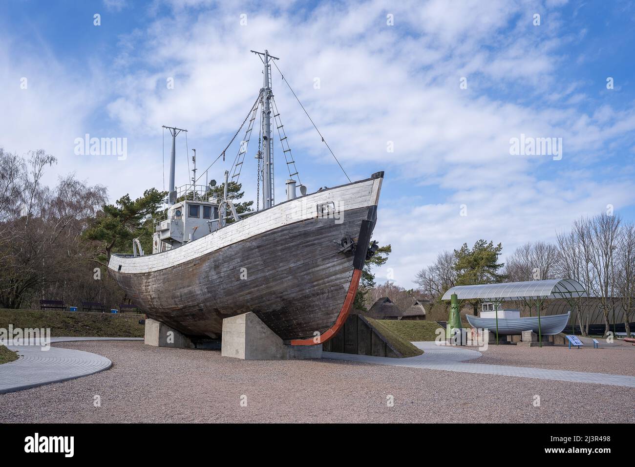 Trawler near the Lithuanian Sea museum, Klaipeda, Lithuania Stock Photo ... Trawler near the Lithuanian Sea museum, Klaipeda, Lithuania Stock Photo ...