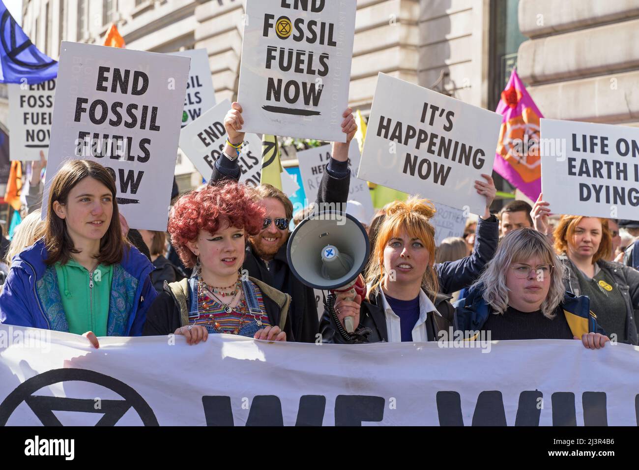 Extinction Rebellion protest on the streets of London's West End ...