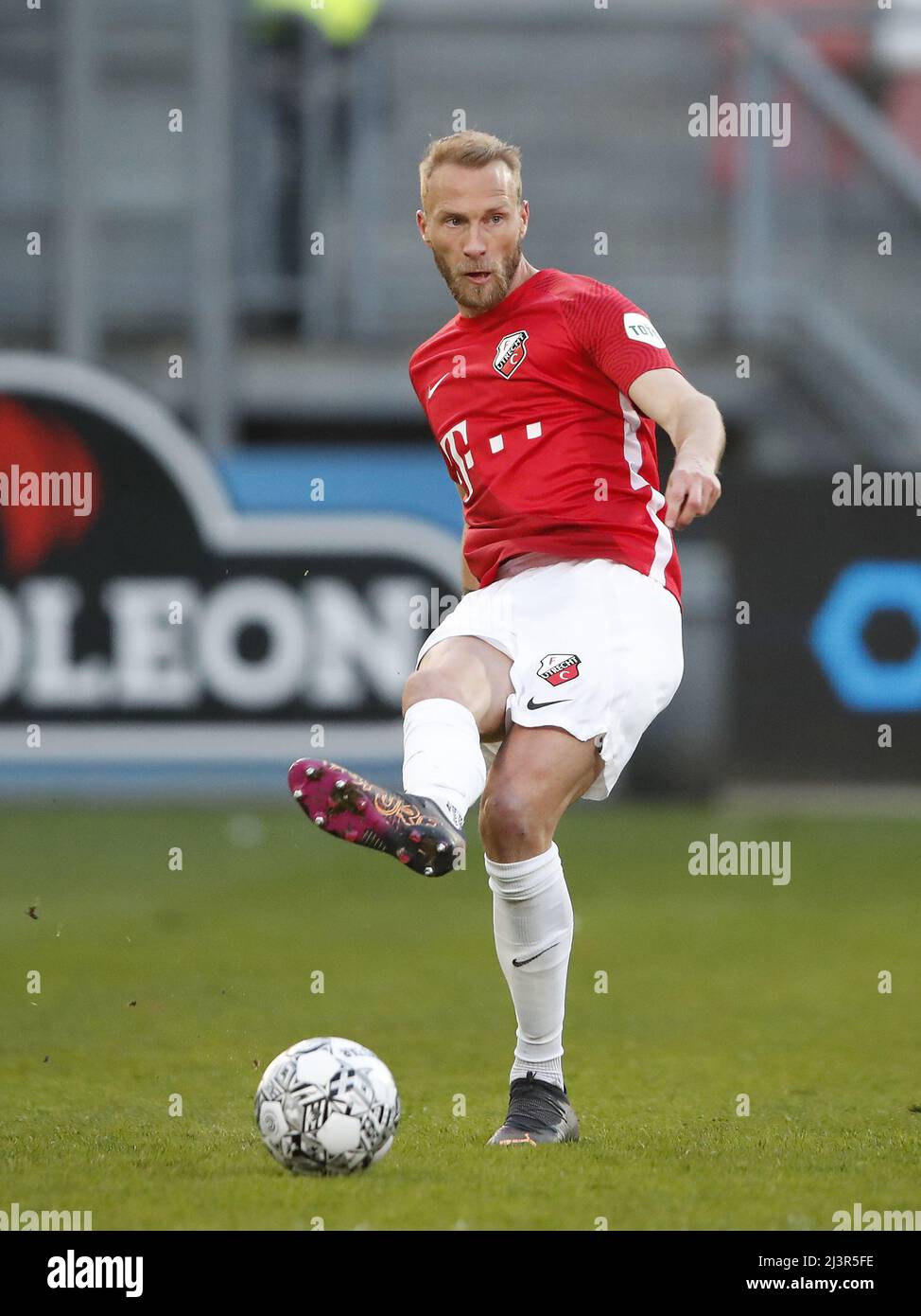 UTRECHT - Mike van der Hoorn of FC Utrecht during the Dutch Eredivisie match between FC Utrecht ...