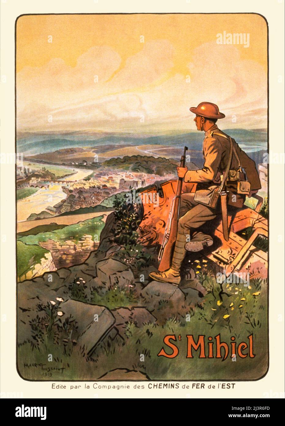 An early 20th century French advertising poster from World War One ...