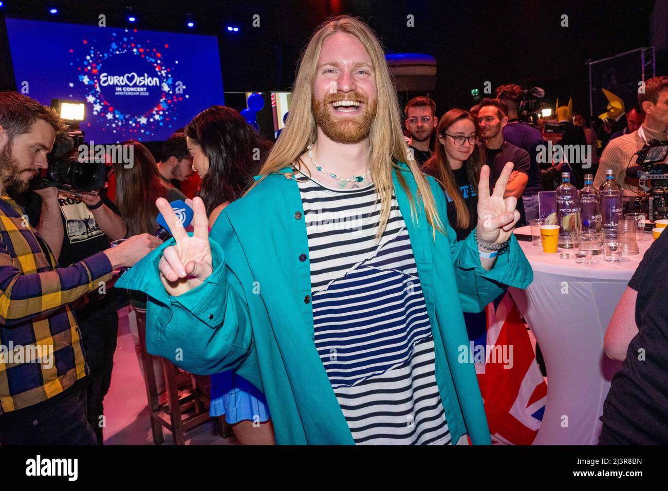 Sam Ryder (UK) during Eurovision in Concert 2022 in AFAS Live in ...
