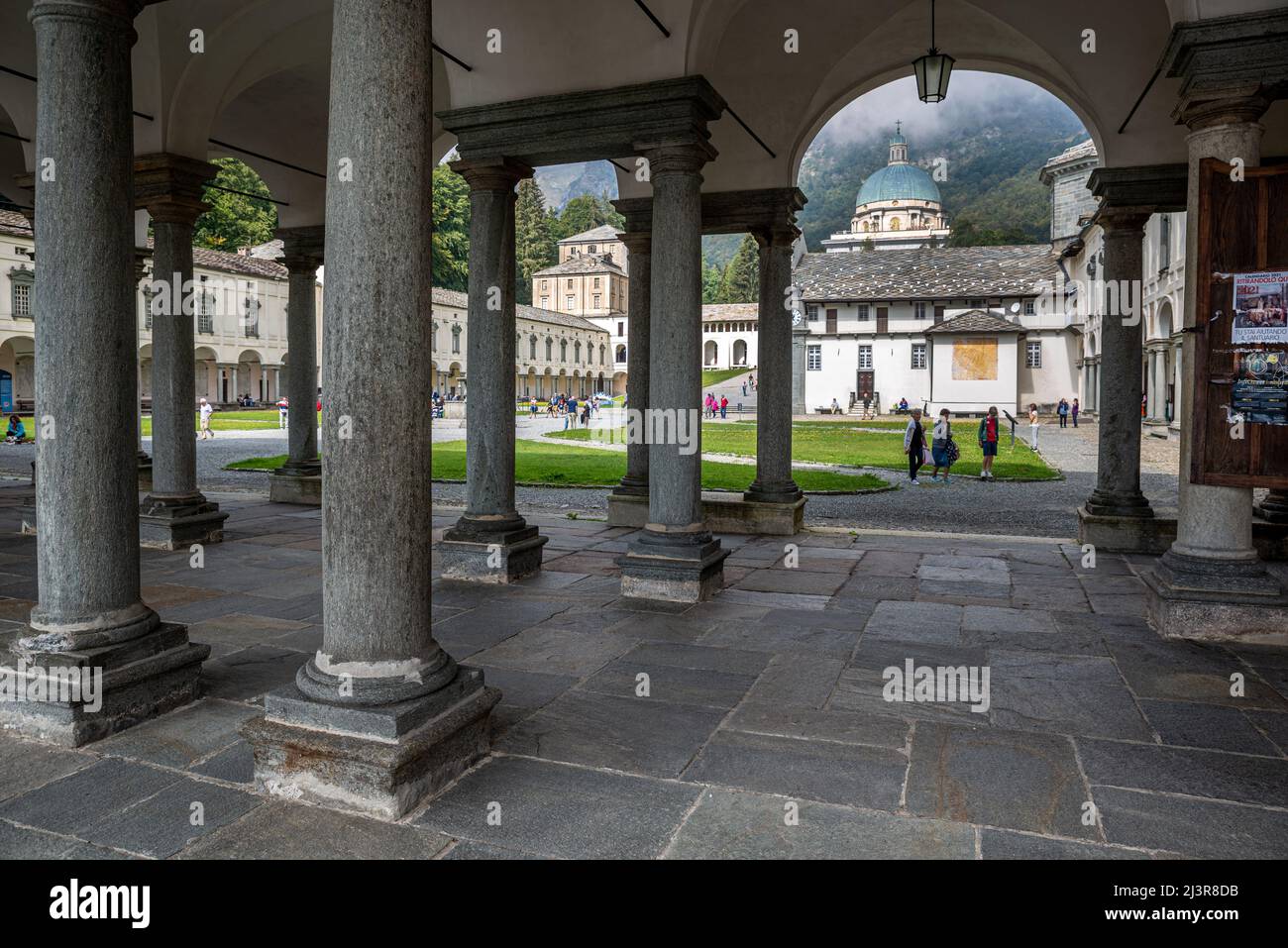 Sanctuary of Oropa, Oropa (BI), Piedmont, Italy Stock Photo - Alamy