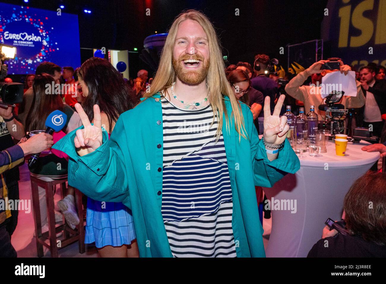 Sam Ryder (UK) during Eurovision in Concert 2022 in AFAS Live in ...