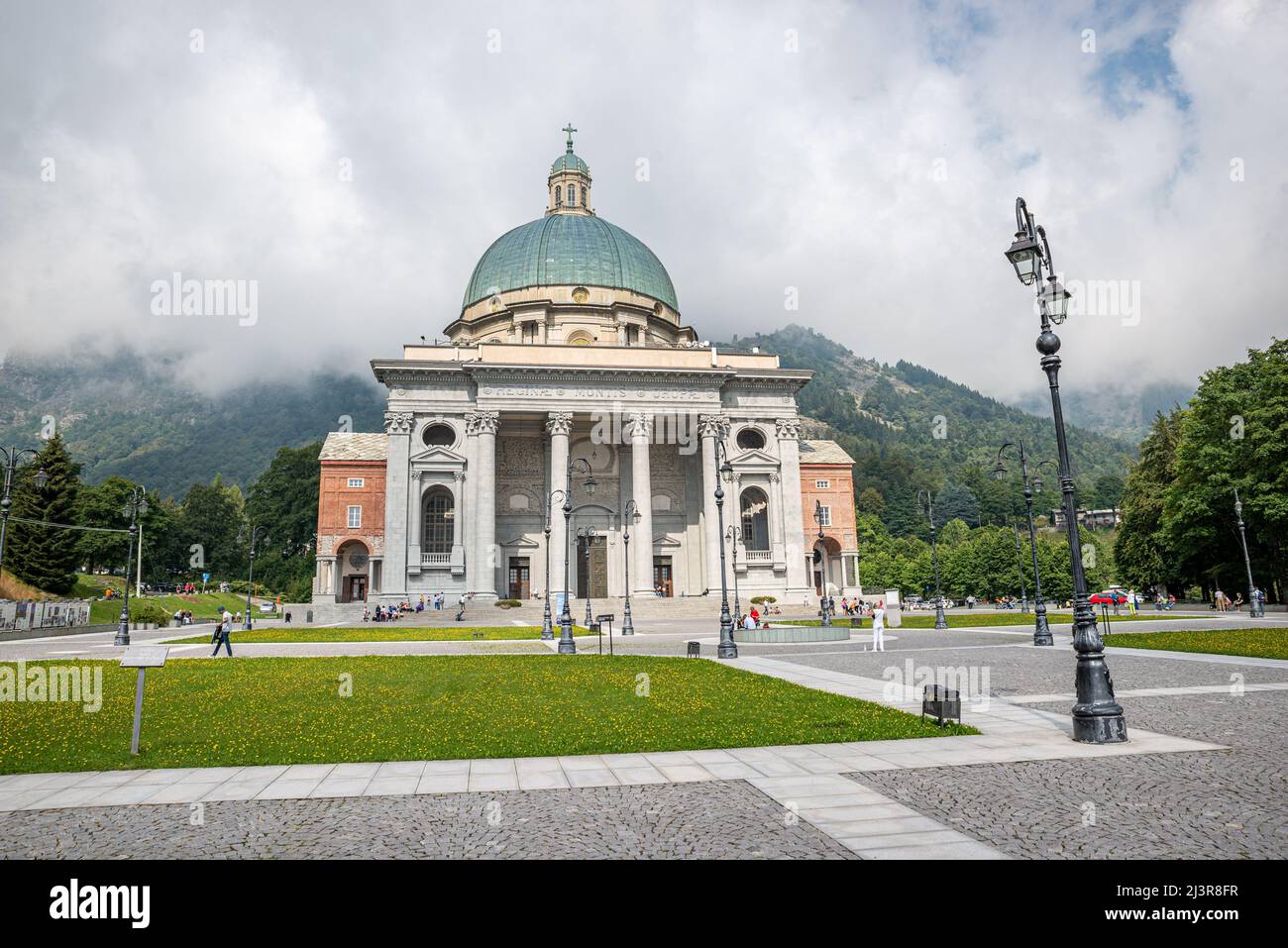 Sanctuary of Oropa, Oropa (BI), Piedmont, Italy Stock Photo - Alamy