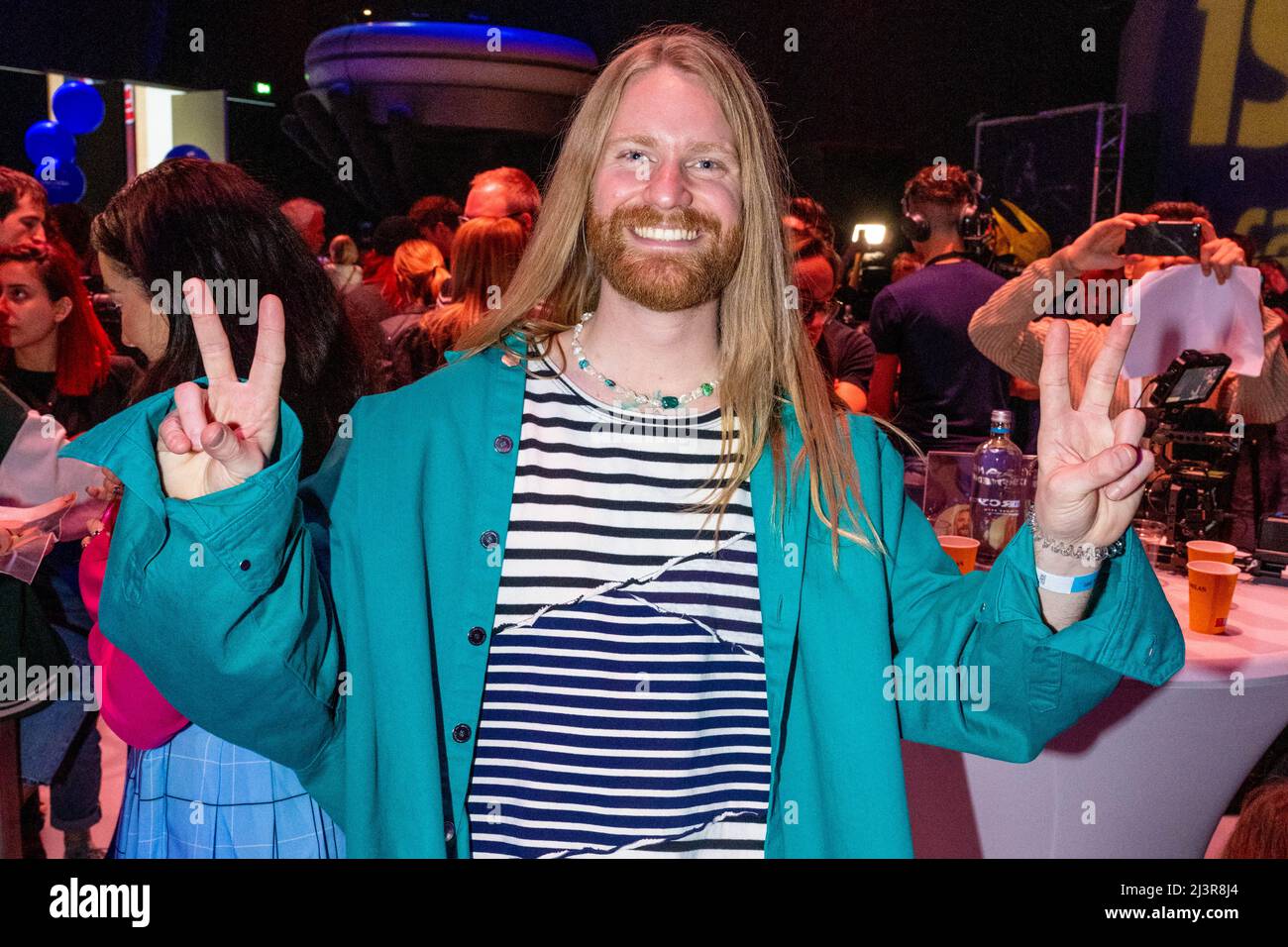 Sam Ryder (UK) during Eurovision in Concert 2022 in AFAS Live in ...