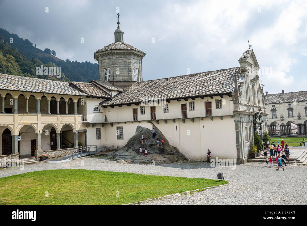 Sanctuary of Oropa, Oropa (BI), Piedmont, Italy Stock Photo - Alamy