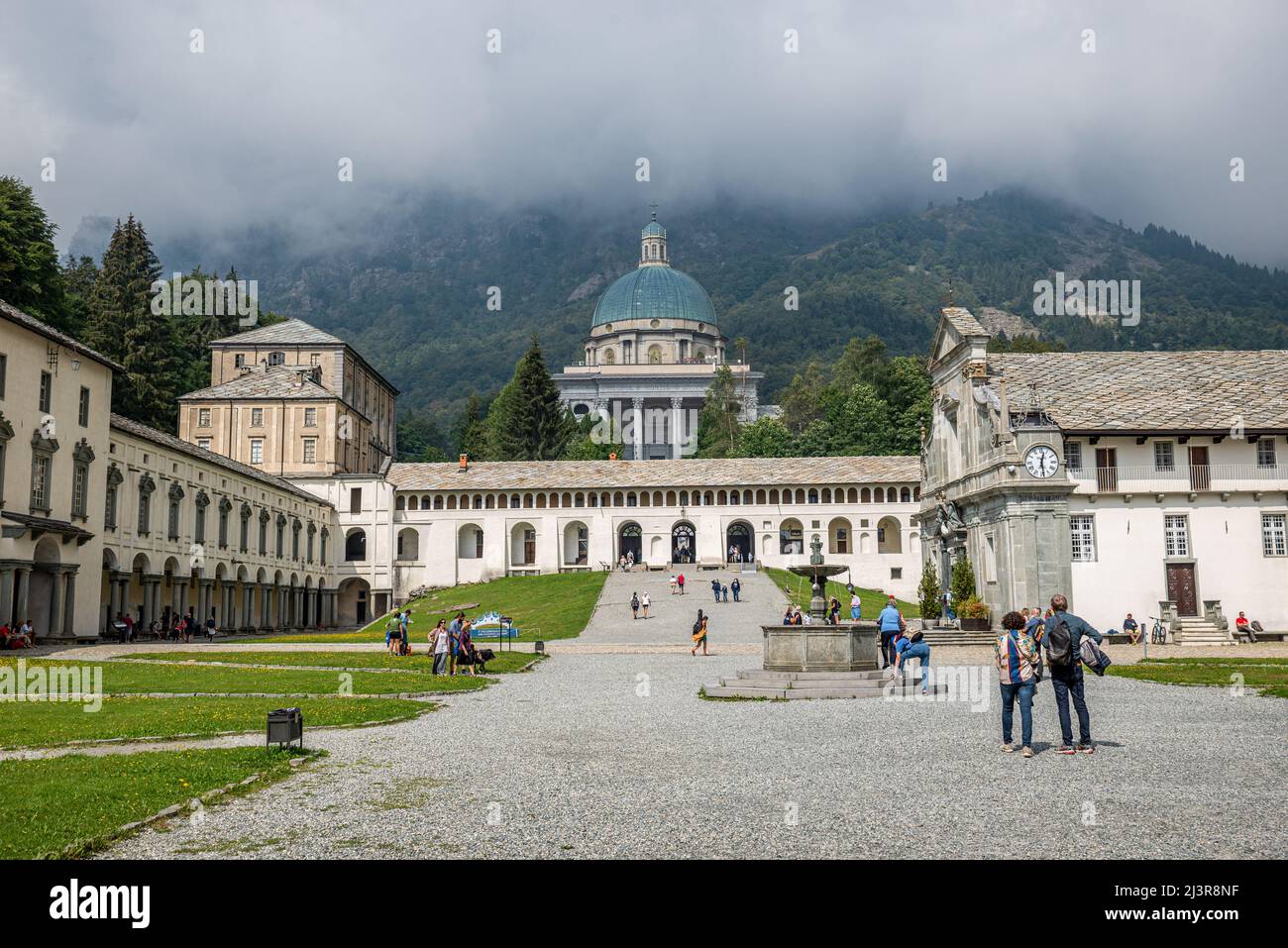 Sanctuary of Oropa, Oropa (BI), Piedmont, Italy Stock Photo - Alamy