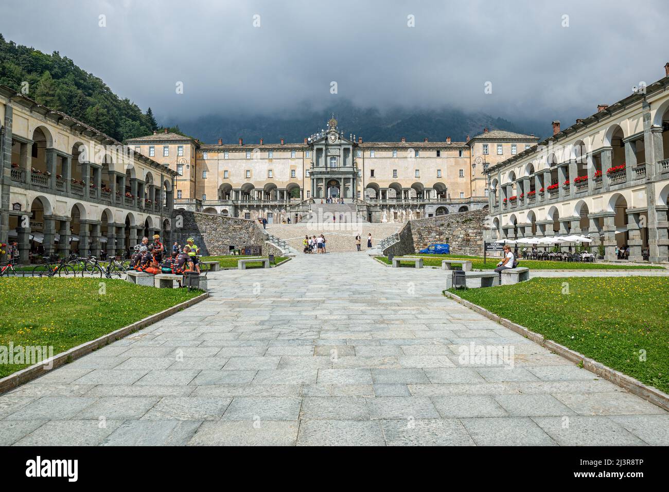 Sanctuary of Oropa, Oropa (BI), Piedmont, Italy Stock Photo - Alamy