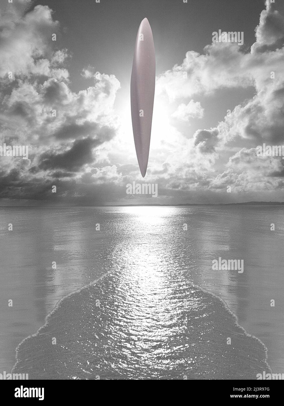Ufo hovers over ocean surface hi-res stock photography and images - Alamy