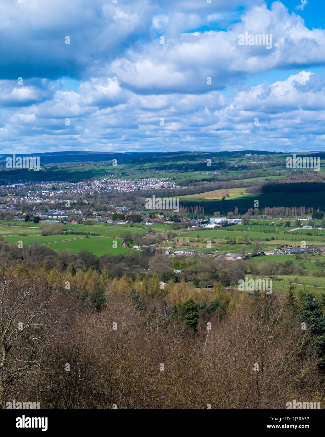 View otley from chevin west hi-res stock photography and images - Alamy