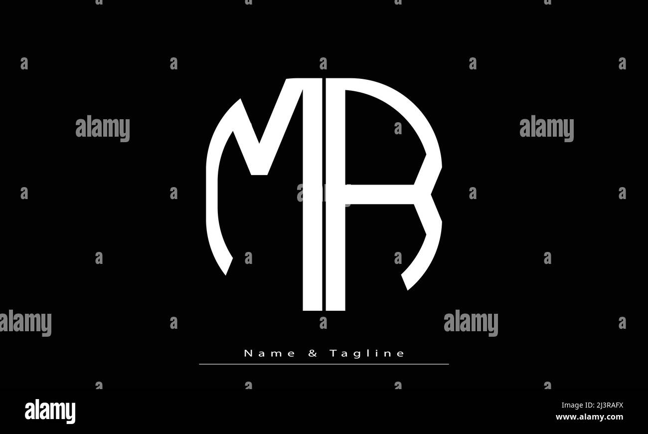 Mr initials logo High Resolution Stock Photography and Images - Alamy