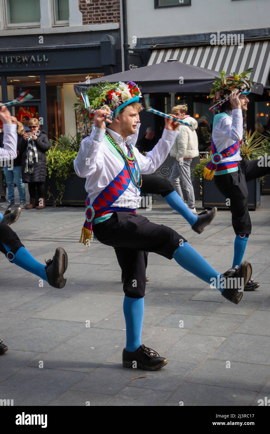 Morris Dancers, Street Performers, performing traditional Morris Dances ...