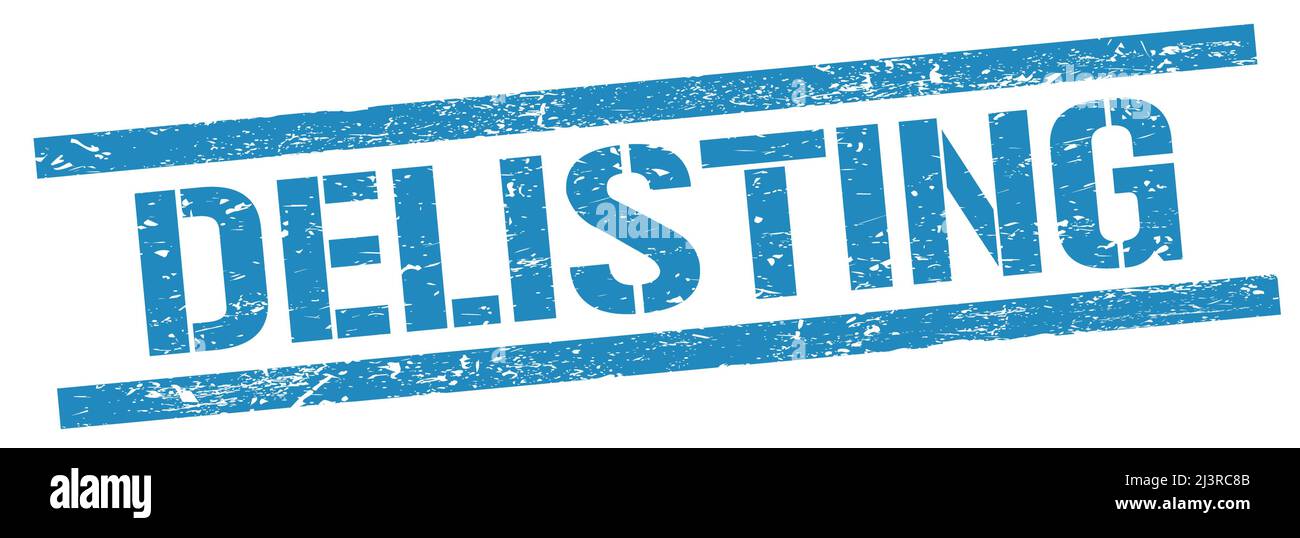 Delisting stamp hi-res stock photography and images - Alamy