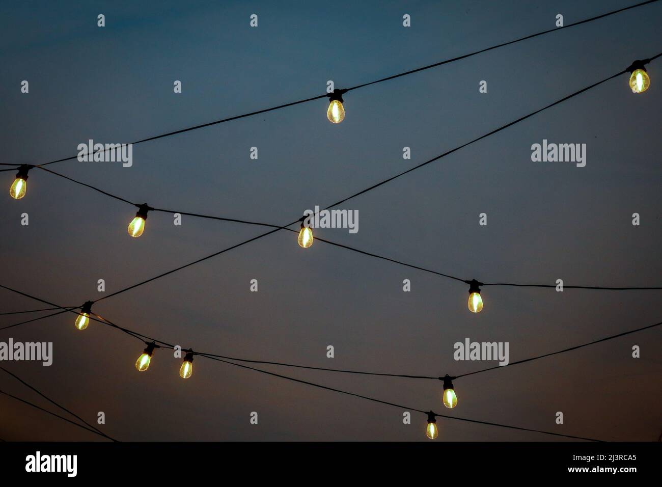 Festoon outdoor lights hi-res stock photography and images - Alamy