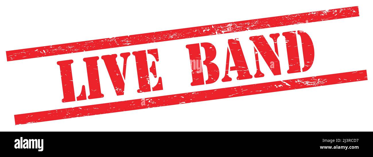Live band stamp hi-res stock photography and images - Alamy