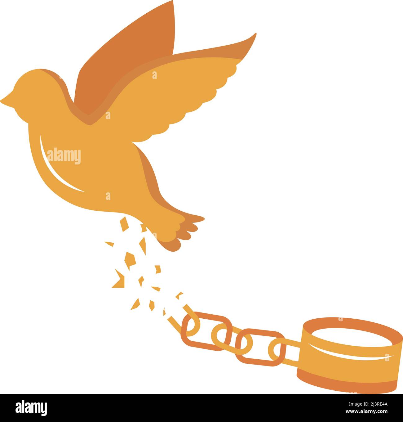 golden dove flying free icon Stock Vector Image & Art - Alamy