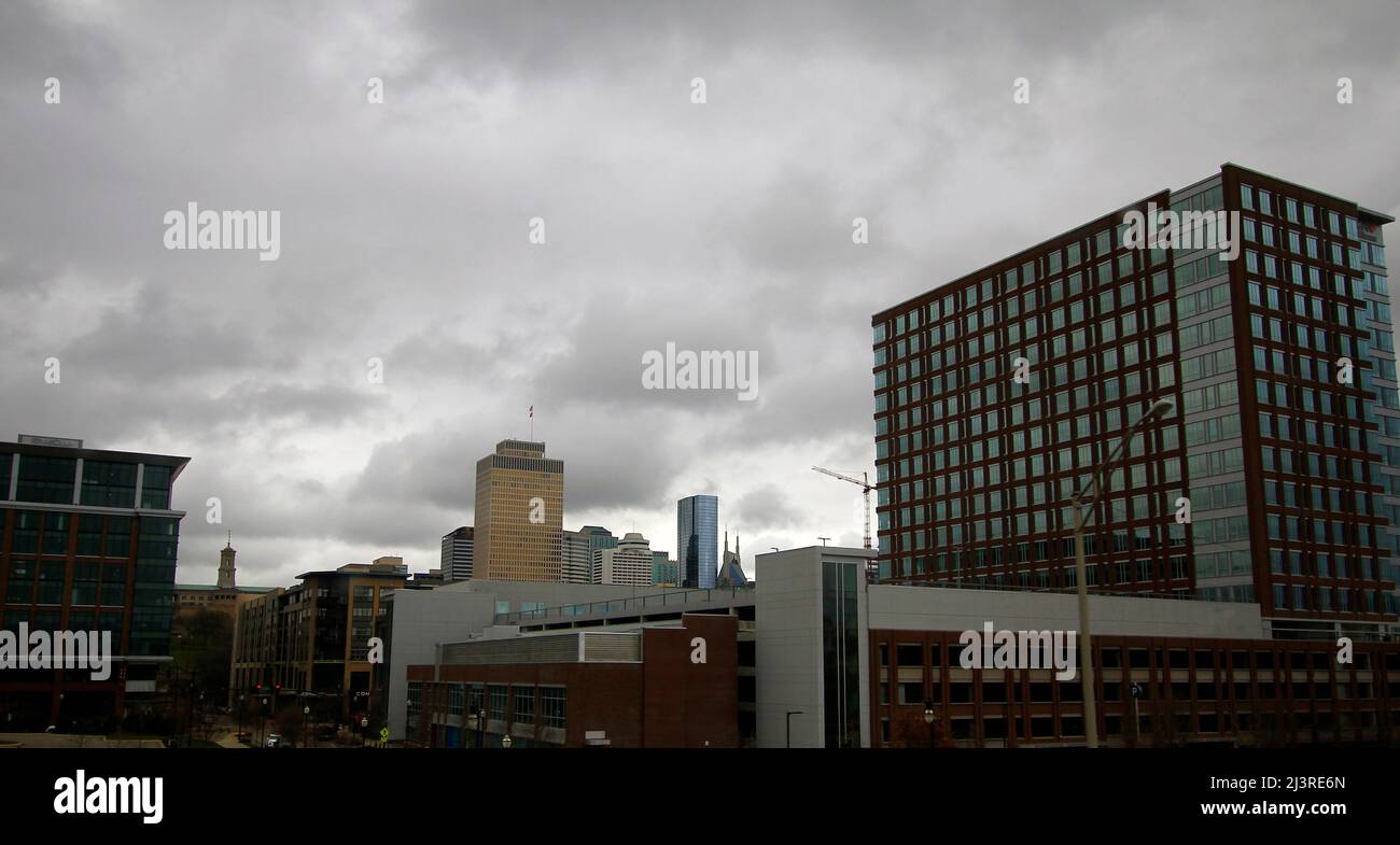 Downtown Nashville, Tennessee in Early Spring Stock Photo - Alamy