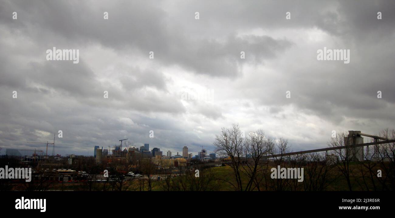 Downtown Nashville, Tennessee in Early Spring Stock Photo - Alamy