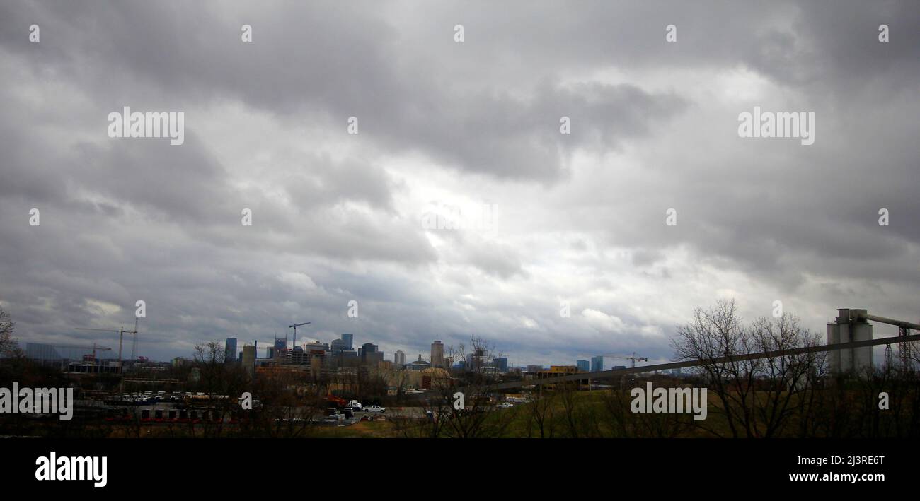 Downtown Nashville, Tennessee in Early Spring Stock Photo - Alamy