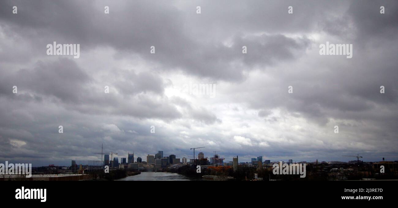 Downtown Nashville, Tennessee in Early Spring Stock Photo - Alamy