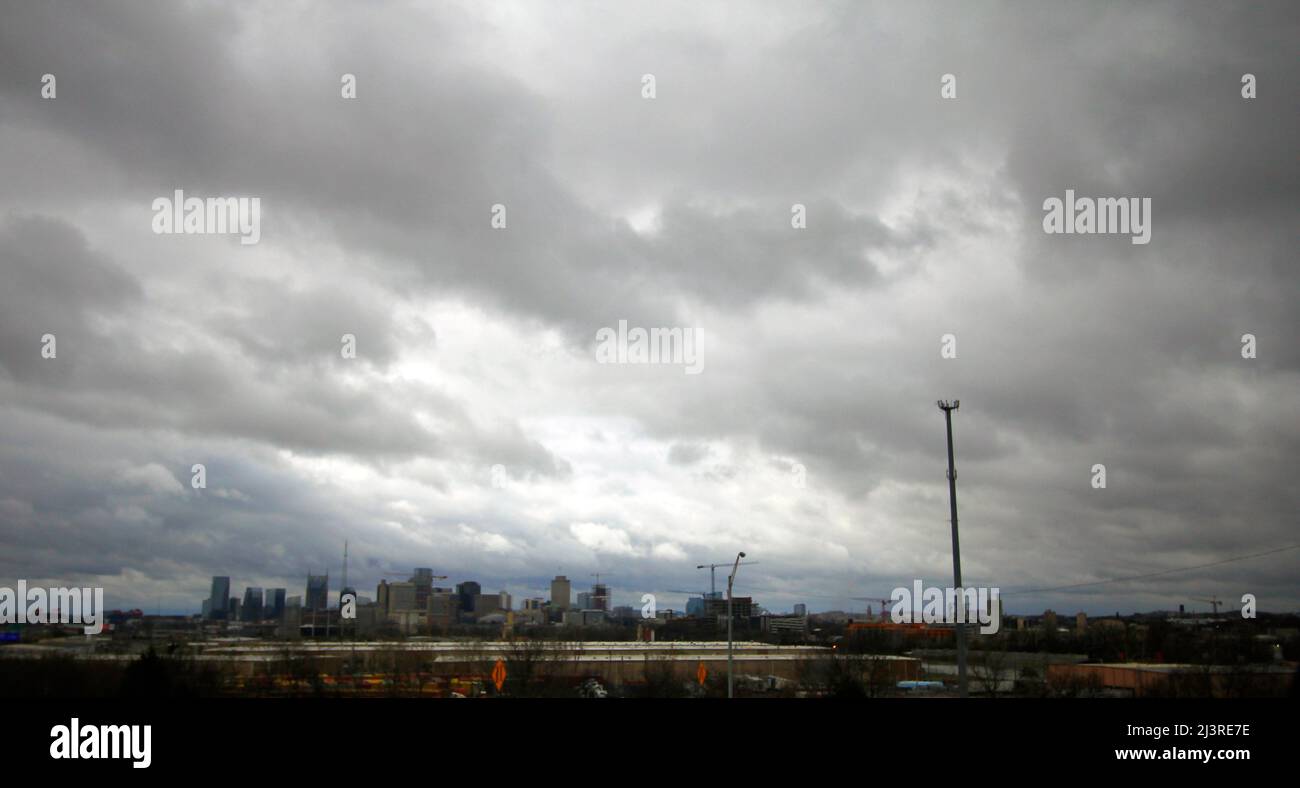 Downtown Nashville, Tennessee in Early Spring Stock Photo - Alamy