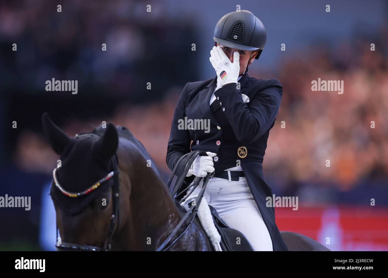 Leipzig, Germany. 09th Apr, 2022. Jessica von Bredow-Werndl of Germany ...