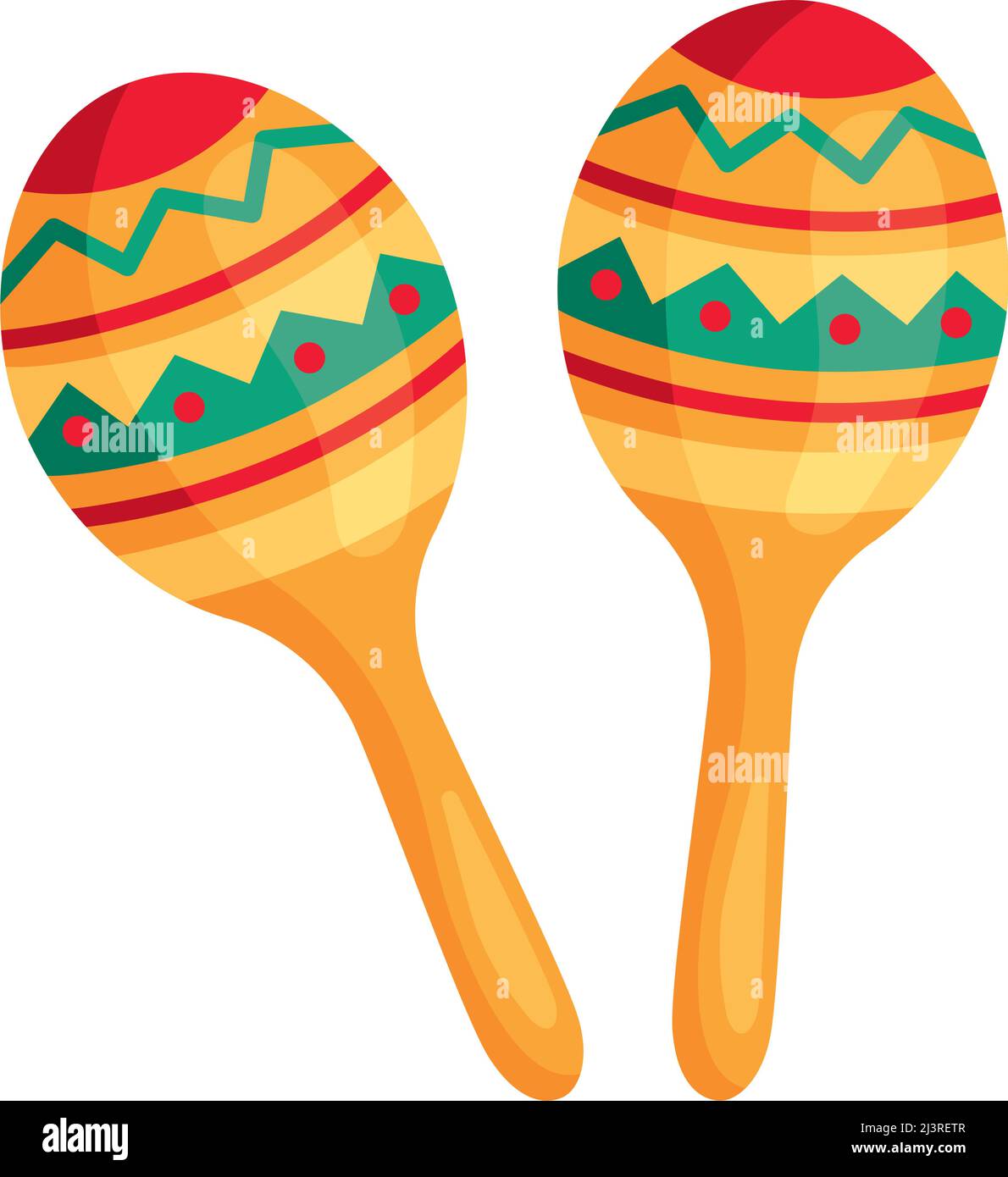 maracas latin instruments musical icons Stock Vector Image & Art - Alamy