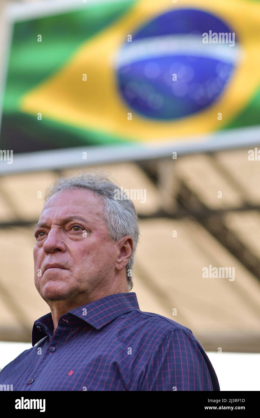 9th April 2022; Maracanã Stadium, Rio de Janeiro, Brazil. Coach Abel ...