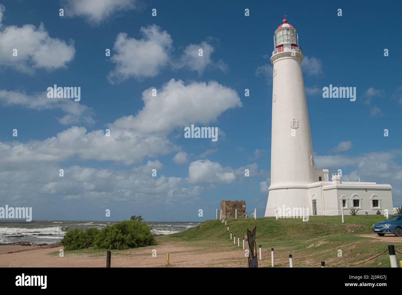 View of La Paloma lighthouse in Rocha, Uruguay Stock Photo - Alamy